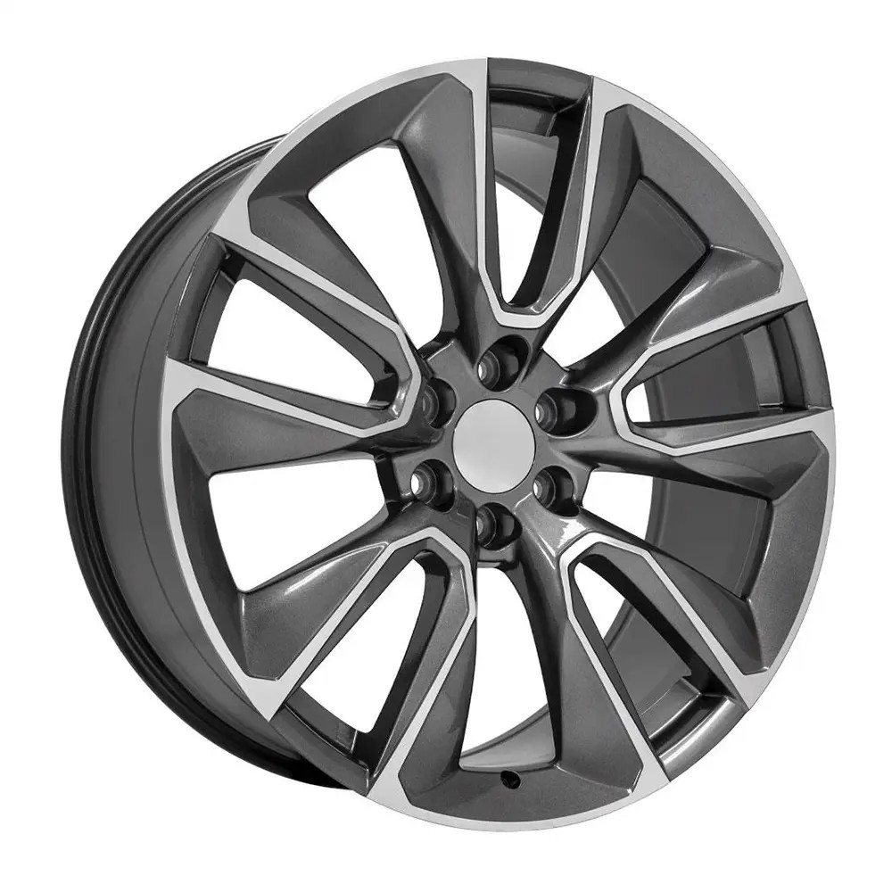 24x10" Machined Gunmetal Rims for Chevy & GMC Trucks 9511406
