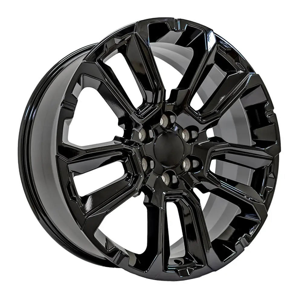 22" Black wheel replacement for Chevy Suburban. Replica rim 9510994