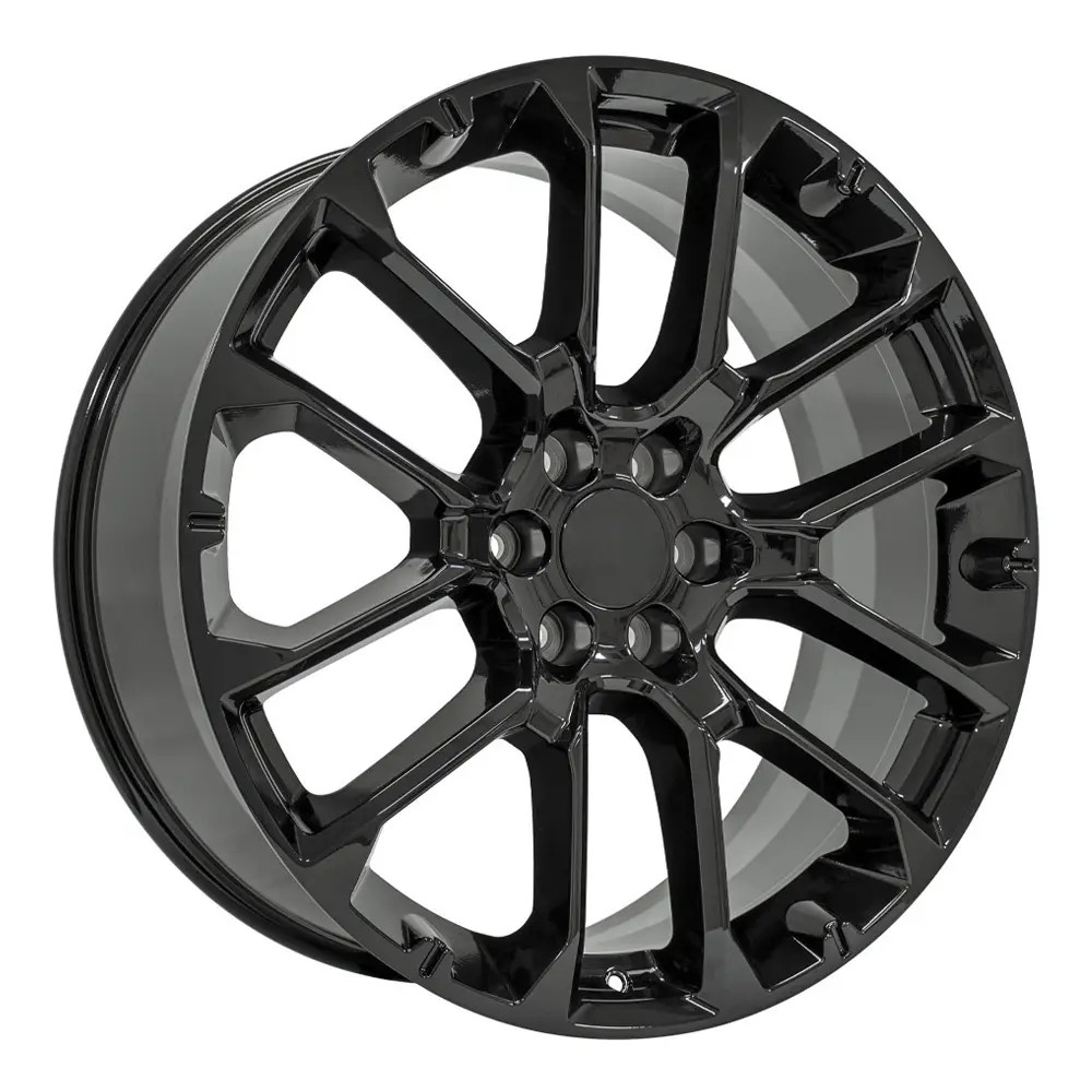 24" Black replica wheel replacement for Chevy Truck rims 9510991