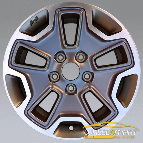 17" Jeep Wrangler OEM wheels Gray alloy rims 9074