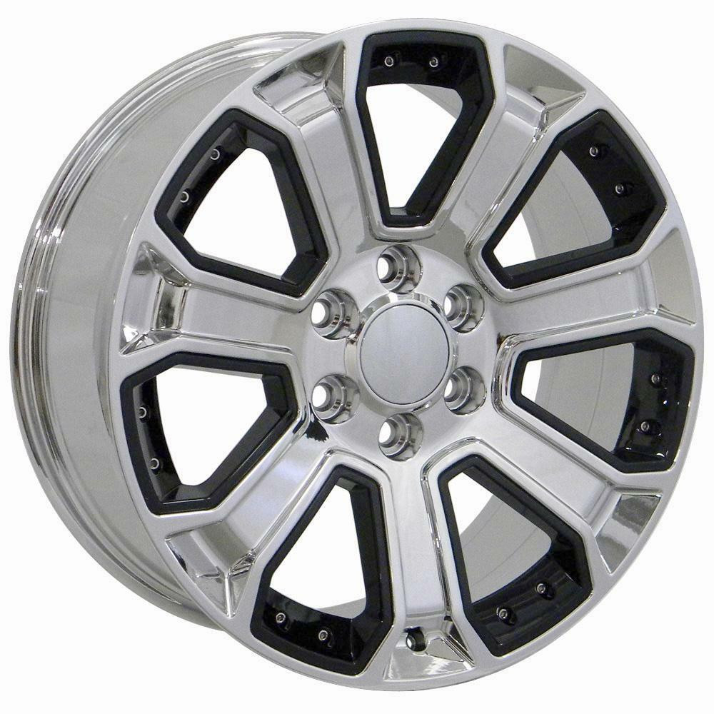 22" GM Trucks wheel replacement Chrome Chevy Silverado Replica rim