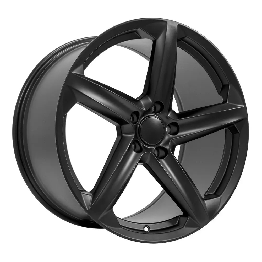 20" Black replica wheel replacement for Chevy Corvette rims (Rear)