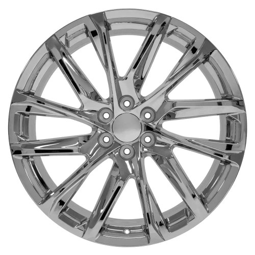 24 Black Replica Wheel Replacement For Chevy Truck Rims 9511089