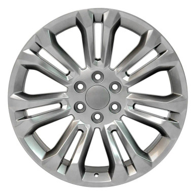 22" Hypersilver replica wheel replacement rims fit GM Trucks