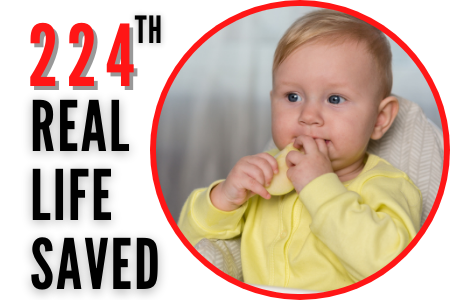 Dechoker® Saves Baby Boy from Choking on Apple Slices - Dechoker