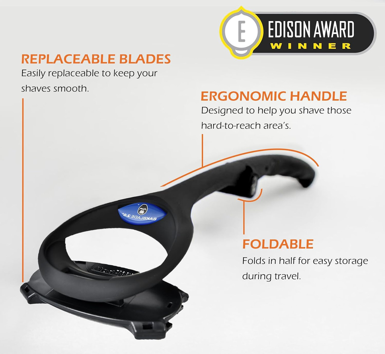 BaKblade 2.0 Next Generation Back Hair Shaver