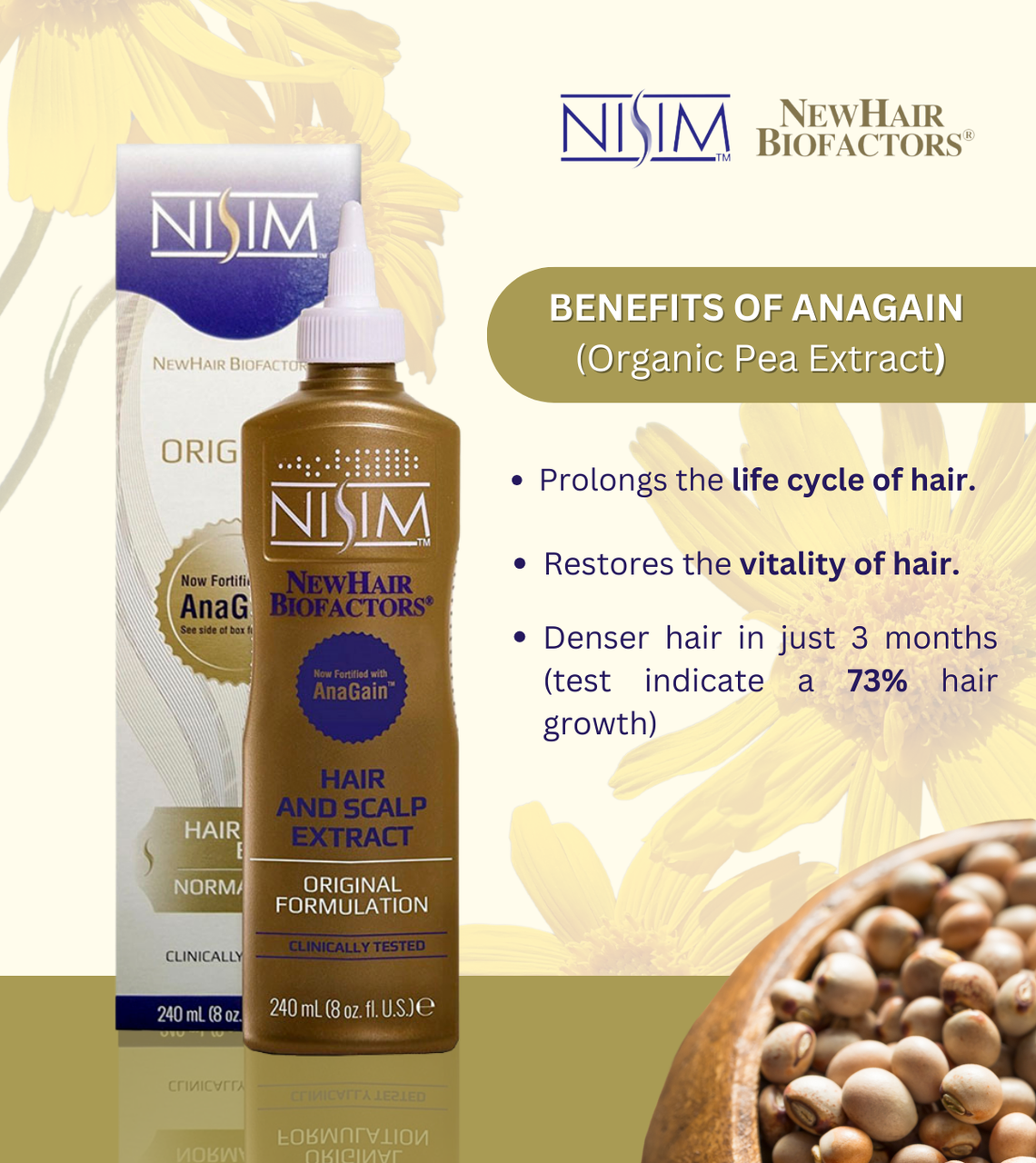Nisim Stimulating Extract for Dry Scalp - Original or Gel - 240 ml (8 oz)