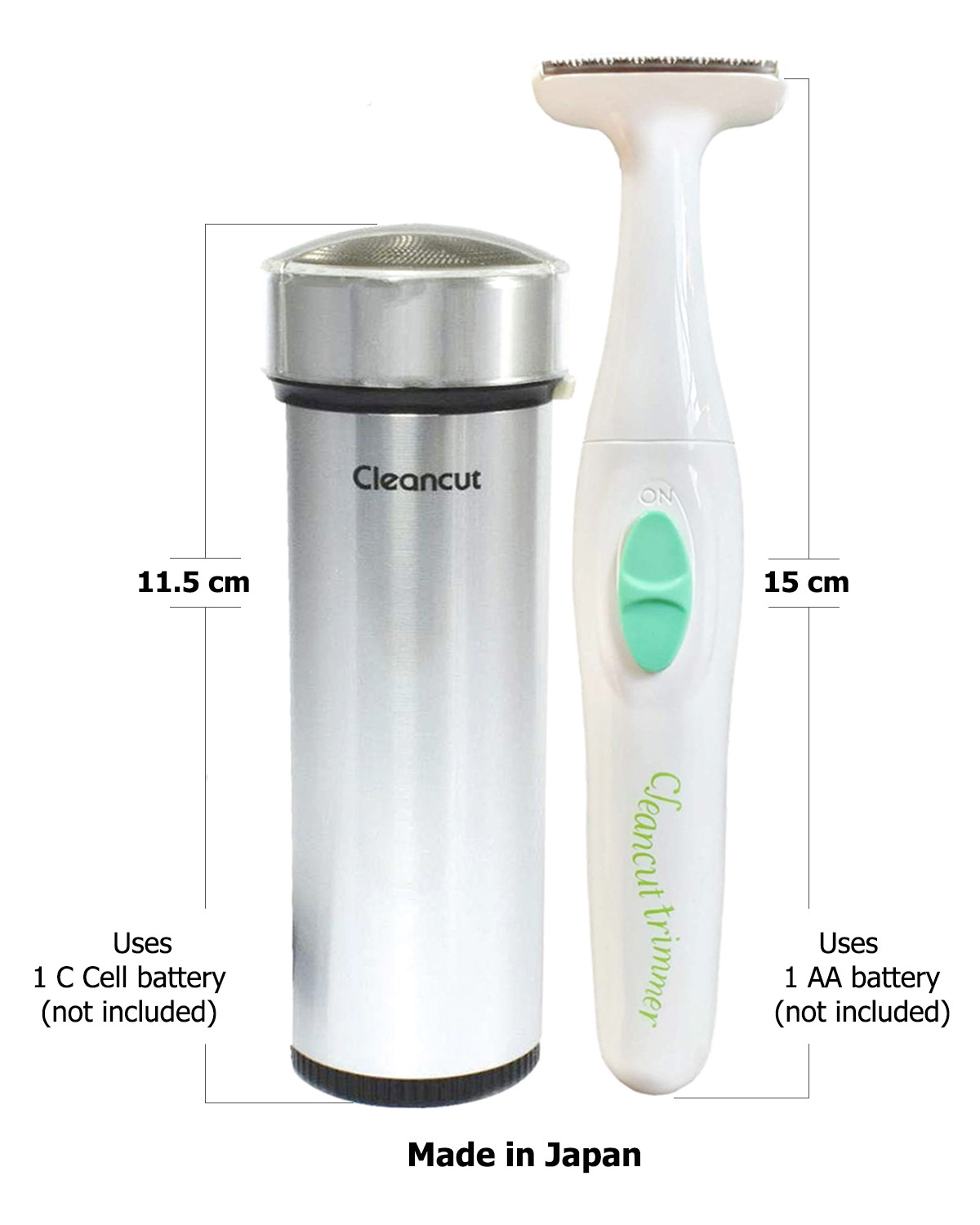 Japanese Made Cleancut Intimate Area Hair Removal Kit - Pubic Hair Shaver