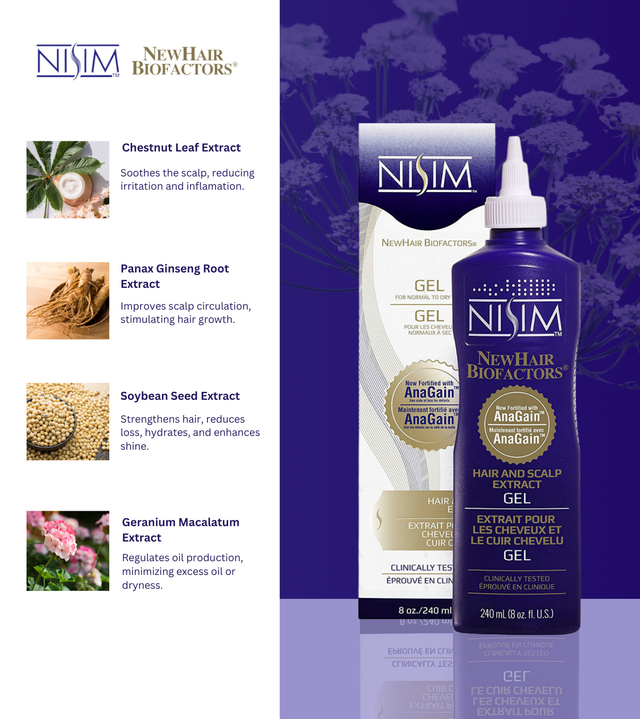 Nisim Stimulating Extract for Dry Scalp - Original or Gel - 240 ml (8 oz)