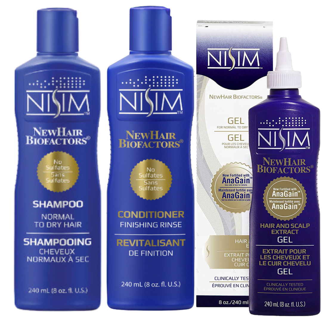 Nisim Hair Loss Starter Bundle (For Men & Women) SLS FREE - Body4Real