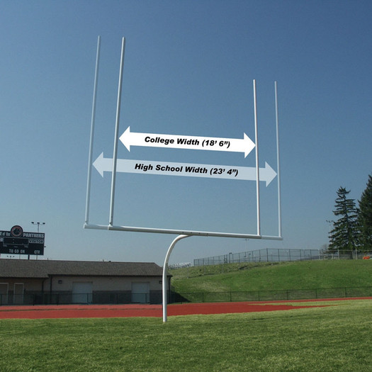 Hinged Football Goal Post with Expandable Crossbar | AAE