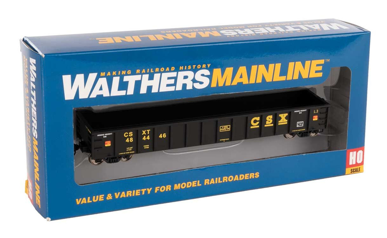 Walthers Mainline 910-6269 CSX HO Scale Ready To Run 53' Railgon Gondola No 484446 - Trains And ...