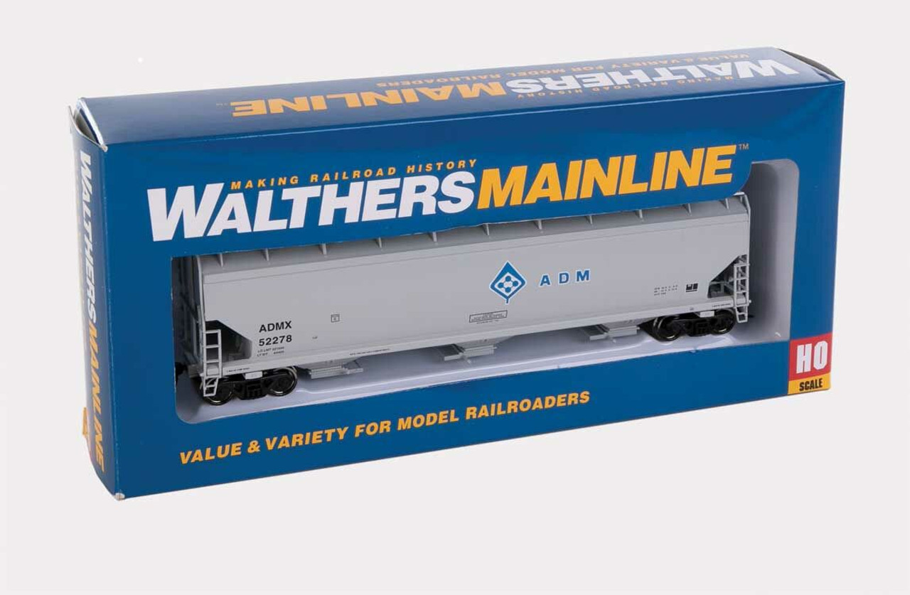 Walthers Mainline 910-7714 Archer Daniels Midland 3-Bay Covered Hopper HO Scale - Trains And Toy ...