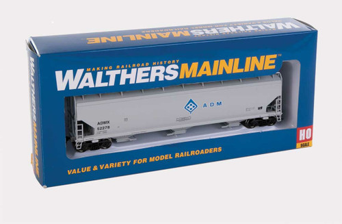 Walthers Mainline 910-7714 Archer Daniels Midland 3-Bay Covered Hopper ...