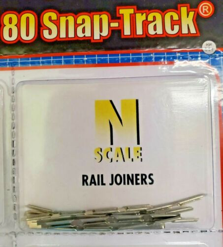 Atlas N Scale Code 80 Snap Track Rail Joiners - Trains And Toy Soldiers
