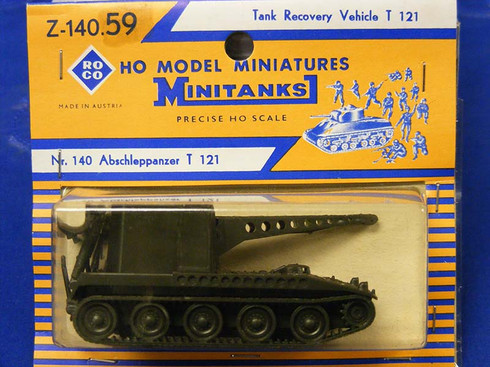 Roco HO Model Miniatures Minitanks HO Scale Z-140 T121 Abschleppanzer ...