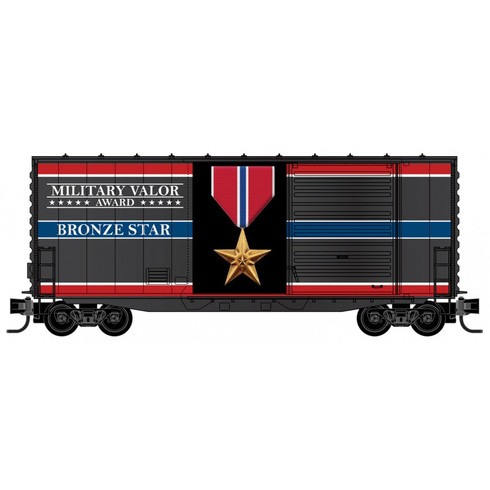 Microtrains N Scale 10100773 Military Valor Award Car-Bronze Star ...