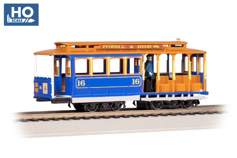 Bachmann Trains 60528 Blue and Tan Cable Car #16 HO Scale - Trains And ...