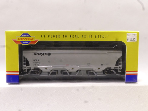 Athearn HO G4270 US Borax Trinity 5161 CU FT Covered Hopper 10 Course ...