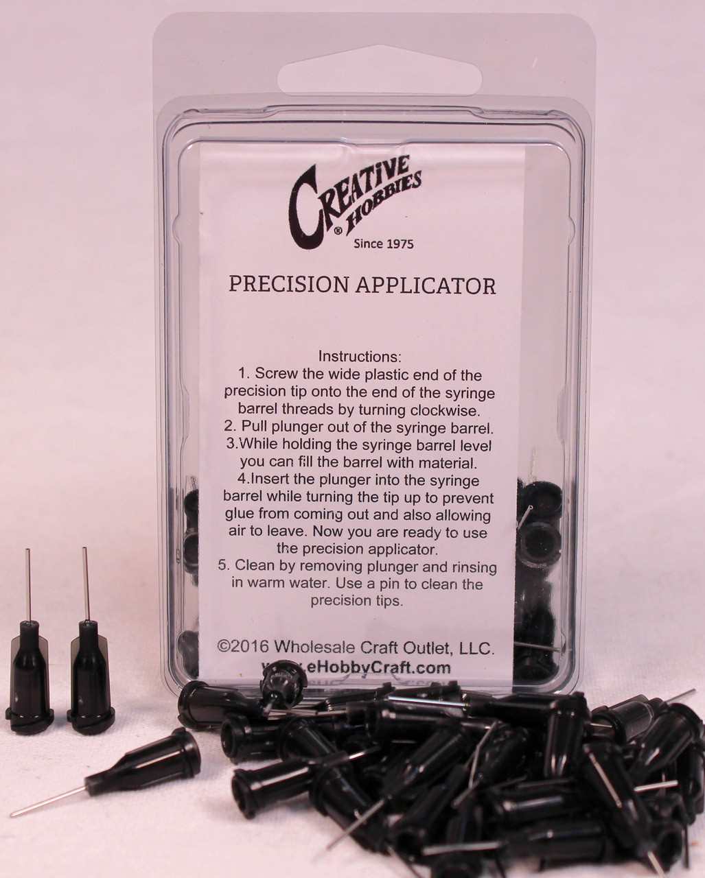 22 Gauge 0.5 Inch, Black Color, Precision Applicator Dispensing Needle ...