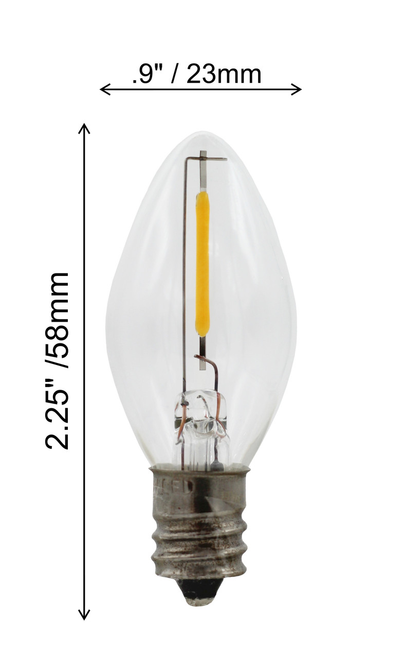 Single Light Replacement Clip in Lamp Cord for Christmas Village House ...