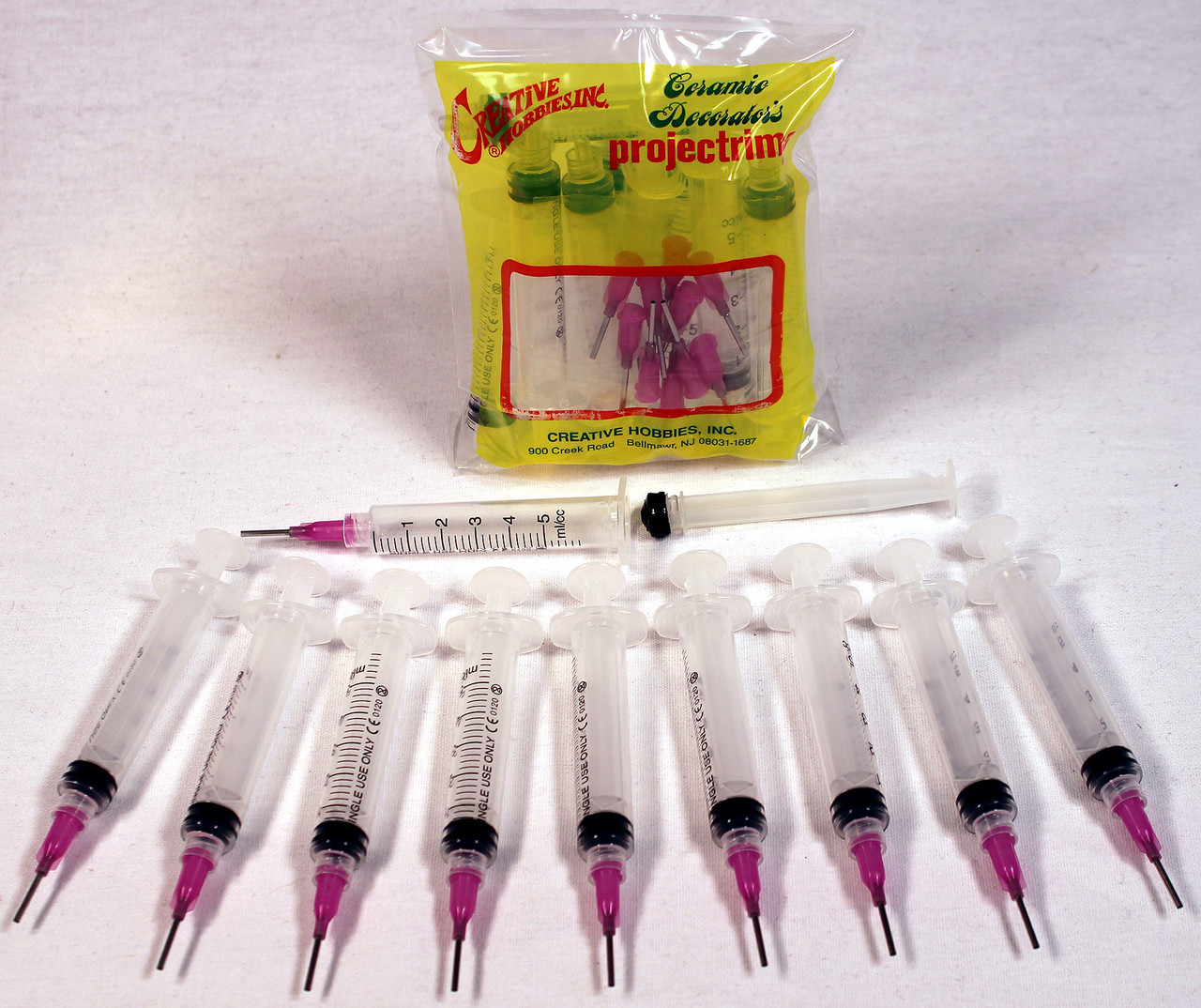 Glue Applicator Syringe For Flatback Rhinestones And Hobby Crafts 5 Ml