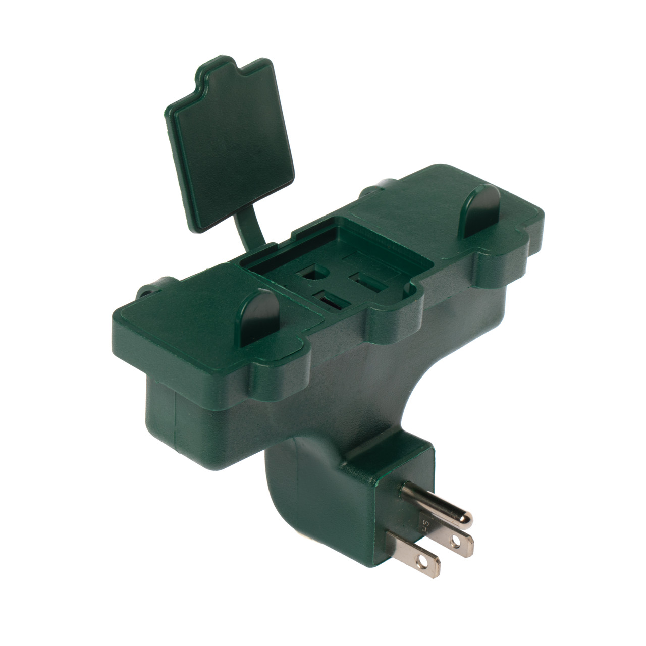 3 Outlet Wall Plug Adapter with Covers for Indoor Outdoor Use – Durable ...