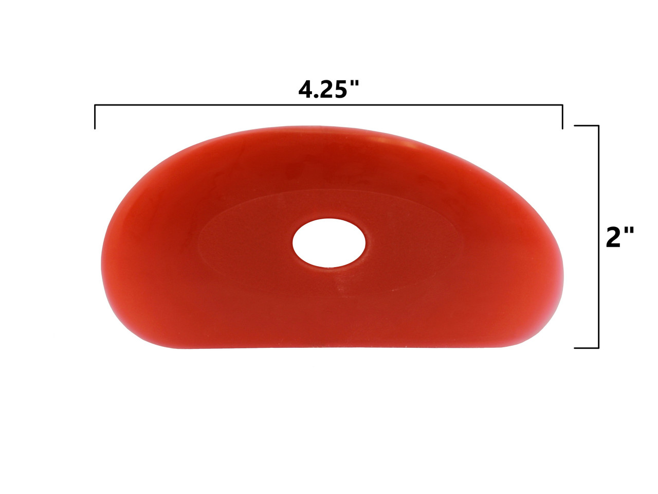 Pack of 6 Red Soft Silicone Pottery Ribs (Shapes 0-5) - Ultimate ...