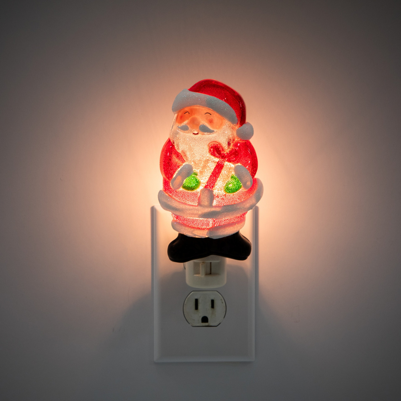 Jolly Santa Holiday Décor Night Light - Includes 5W C7 and Rotational ...