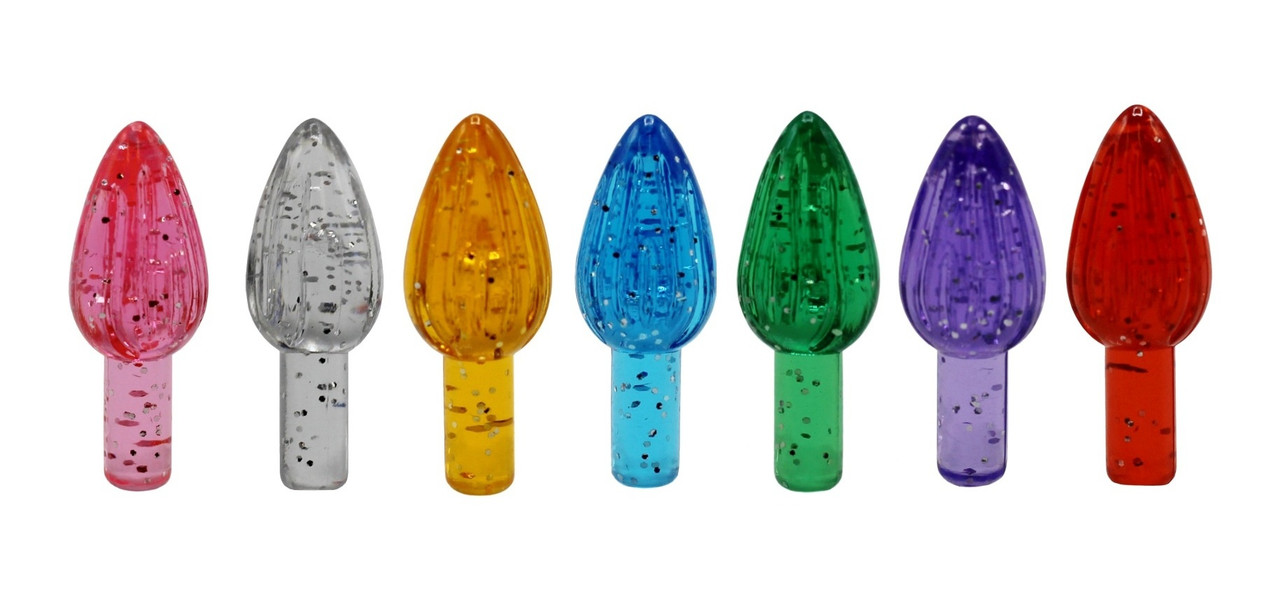 Ceramic Christmas Tree Replacement Lights, Medium Twist Light Ornaments ...