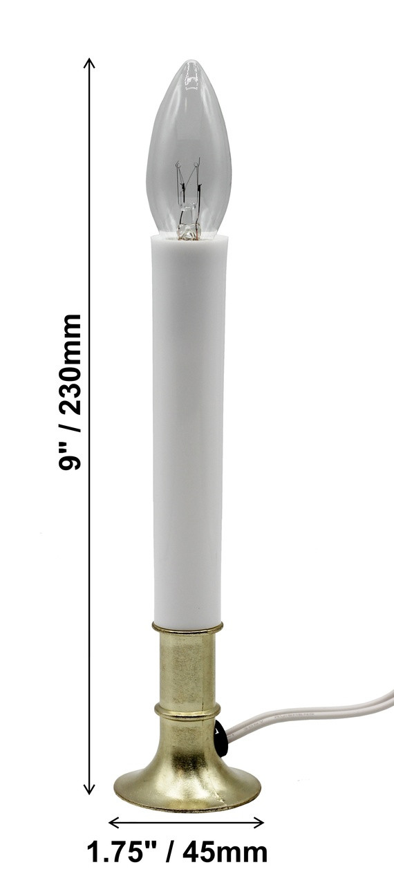 Window Candle Kit - Electric Candle Lamp with Dusk to Dawn Sensor, 7W ...