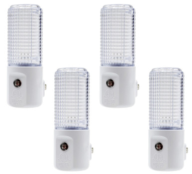 Plug in Night Light, Auto On Off, Bright White LED, Dusk to Dawn Sensor ...