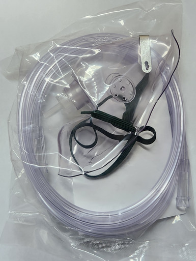 Oxygen Mask with 7ft(2M) connection tube (Adult) - 50/cs