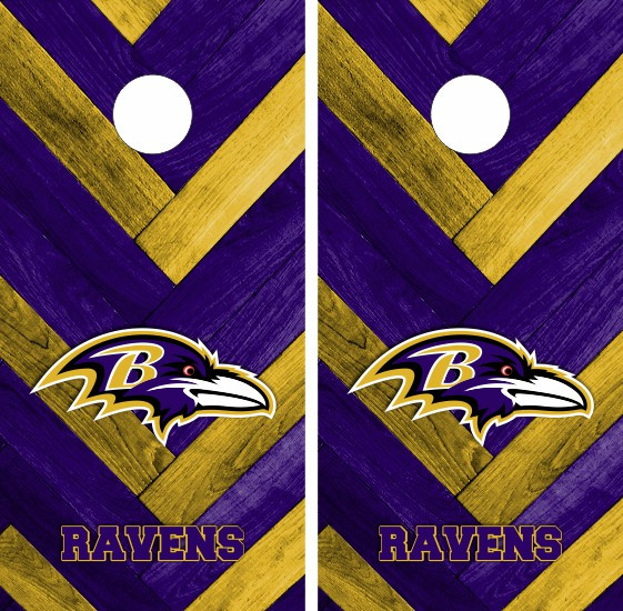 Baltimore Orioles and Ravens Cornhole Wraps - Set of 2 - Custom ...