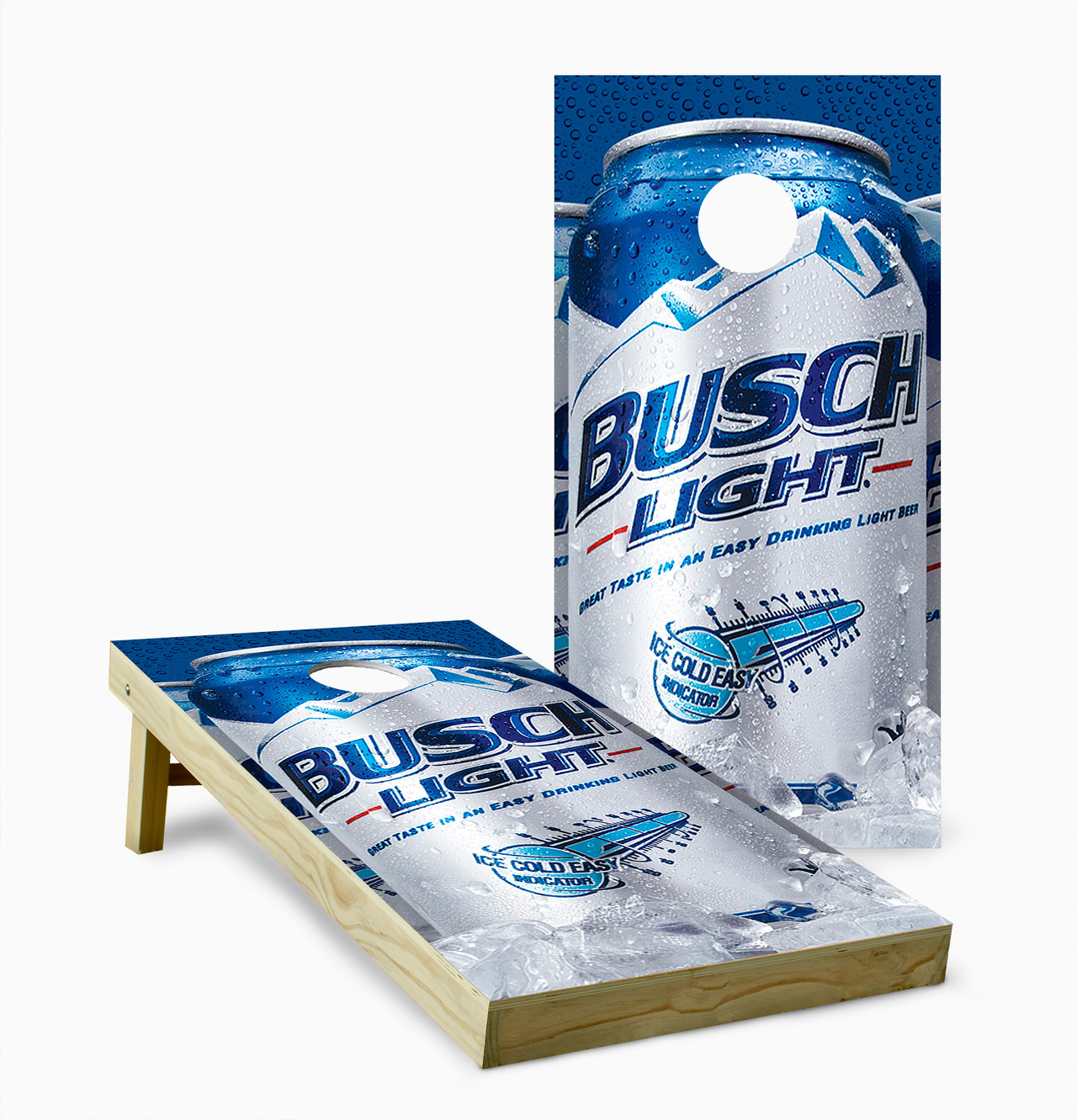 Busch Light Version 3 Cornhole Wraps - Set of 2 - Custom Cornhole, LLC