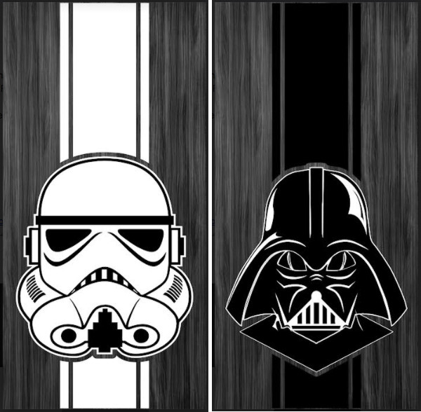Star Wars Empire Cornhole Wraps - Set of 2 - Custom Cornhole, LLC