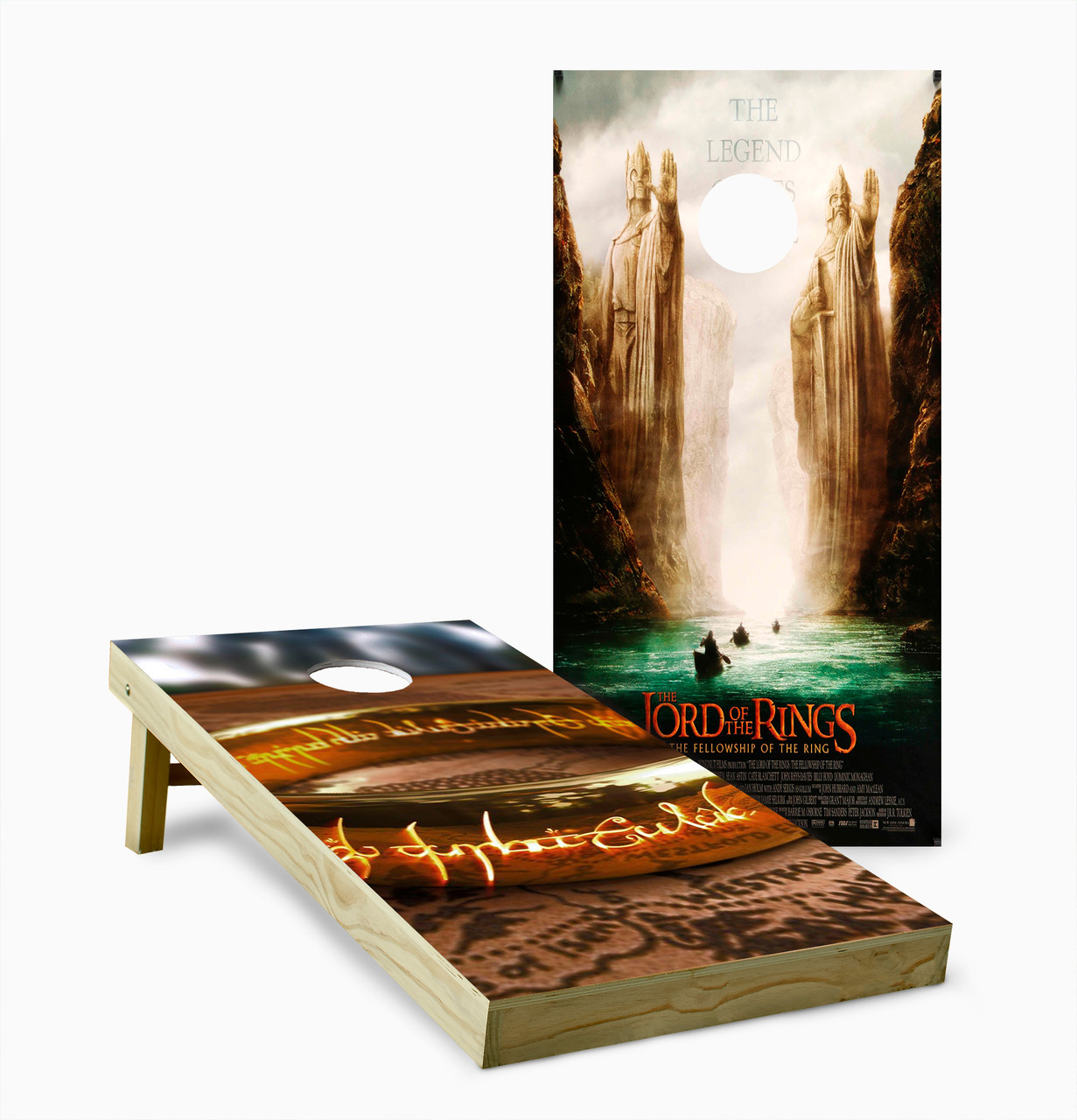 The Lord Of The Rings Version 3 Cornhole Set with Bags - Custom ...