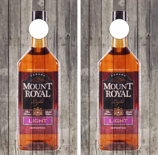 Mount Royal Light Cornhole Wraps - Set of 2 - Custom Cornhole, LLC