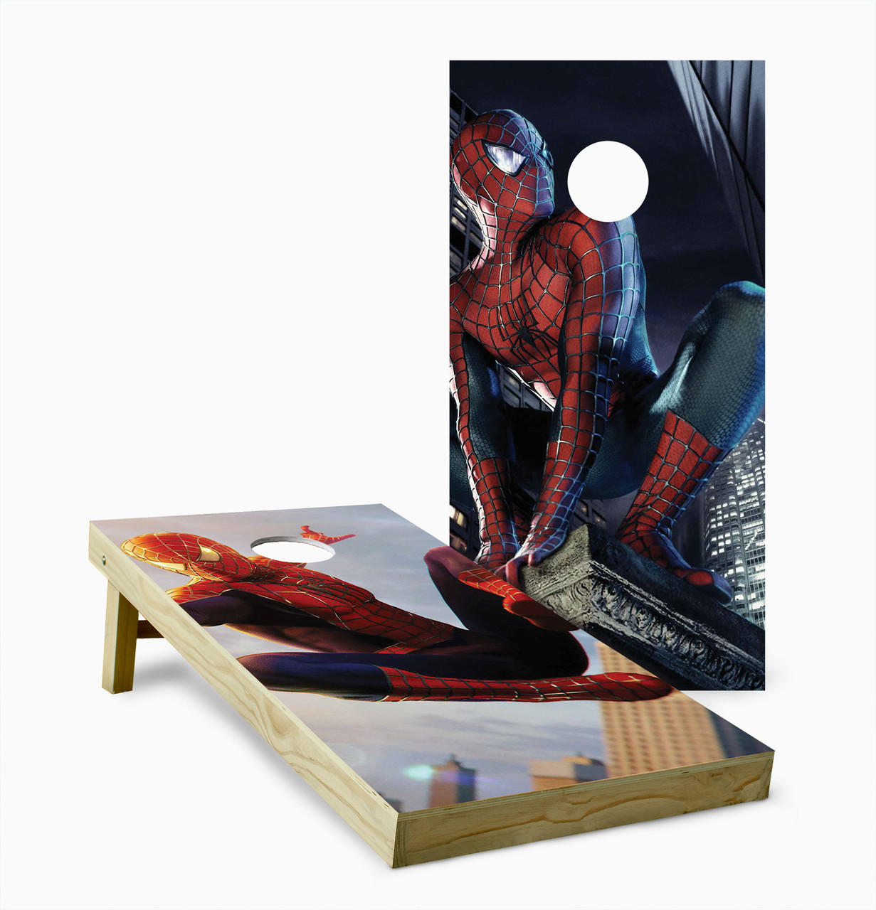 Spider Man Cornhole Set with Bags - Custom Cornhole, LLC
