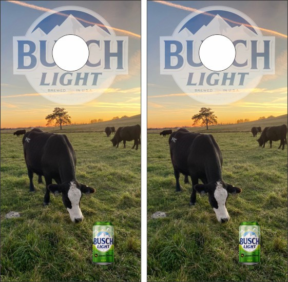 Busch Light Version 6 Cornhole Wraps - Set of 2 - Custom Cornhole, LLC