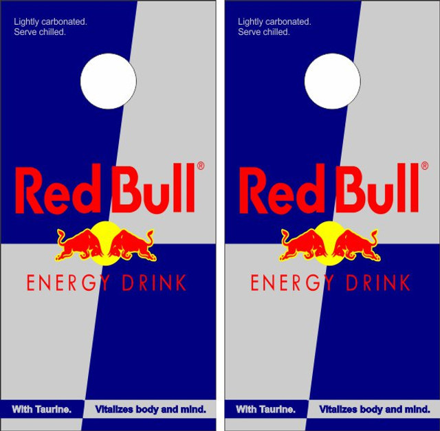 Red Bull Cornhole Set with Bags - Custom Cornhole, LLC