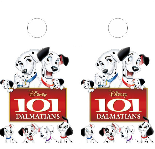101 Dalmatians Cornhole Set with Bags - Custom Cornhole, LLC