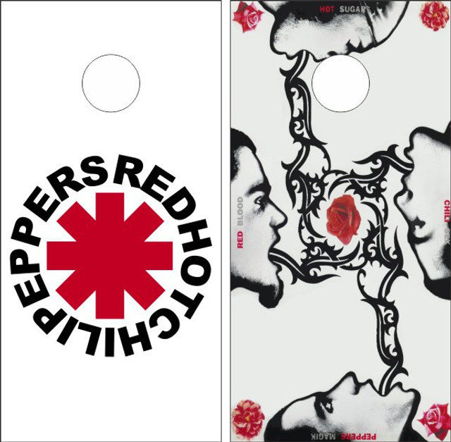 Red Hot Chili Peppers Cornhole Set with Bags - Custom Cornhole, LLC