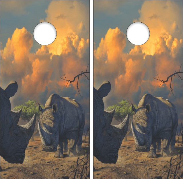 Rhino Stand Off Cornhole Set with Bags - Custom Cornhole, LLC
