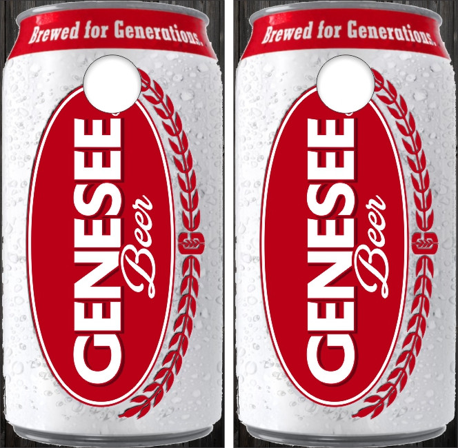 Genesee Beer Cornhole Wraps - Set of 2 - Custom Cornhole, LLC