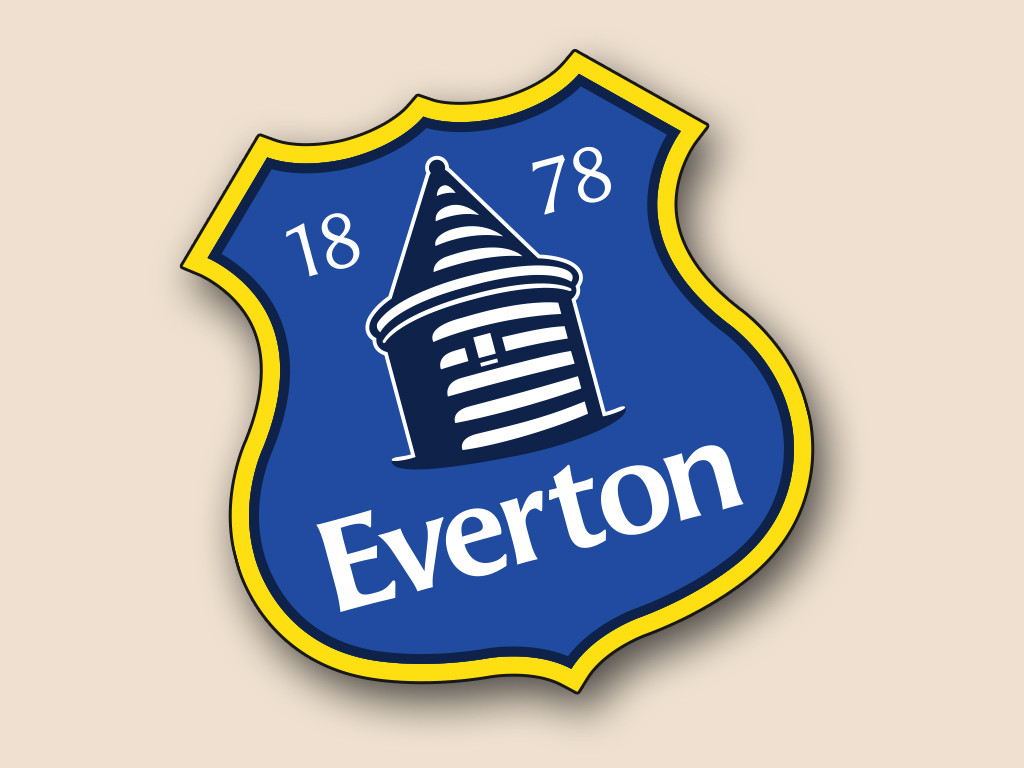 Everton F.C. Cornhole Decal - Custom Cornhole, LLC