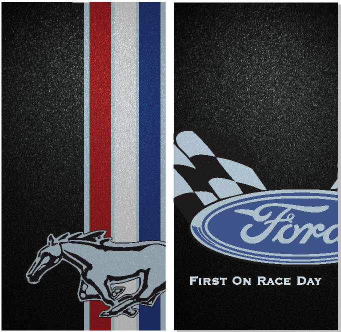Ford Race Day Cornhole Wraps - Set of 2 - Custom Cornhole, LLC