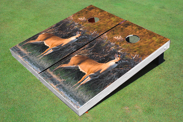 Standing Deer Cornhole Set with Bags - Custom Cornhole, LLC