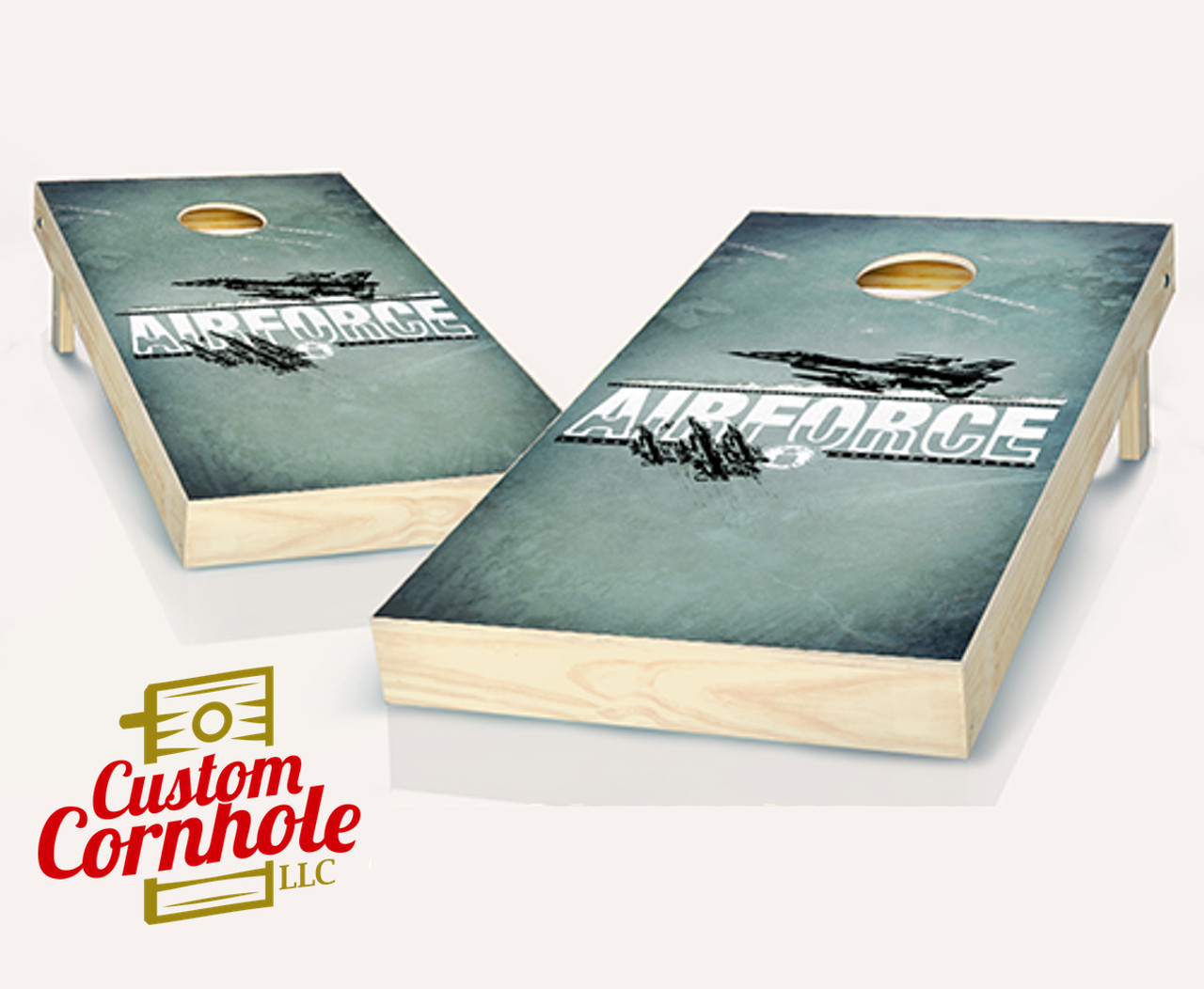 US Air Force Imprint Cornhole Set with Bags - Custom Cornhole, LLC US Air Force Imprint Cornhole Set with Bags - Custom Cornhole, LLC