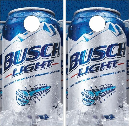 Busch Light Version 3 Cornhole Wraps - Custom Cornhole, LLC